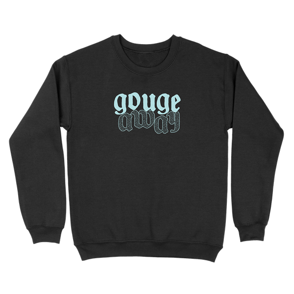 Gouge Away "Logo" Black Crewneck - Deathwish Inc