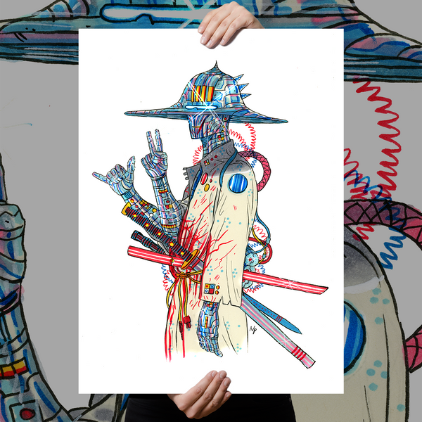 Nick Pyle "Sup" Giclee Print - Deathwish Inc