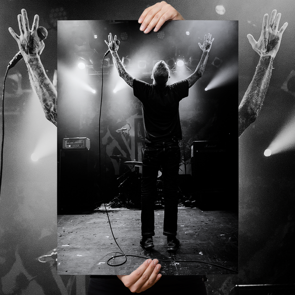 Nick Sayers "Converge: J. Bannon (Hands Up)" Giclee Print - Deathwish Inc