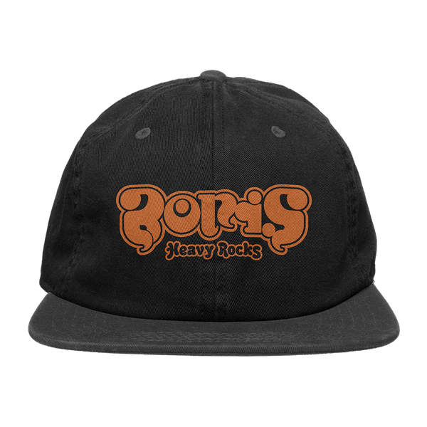 Boris "Heavy Rocks: Orange Logo" Black Dad Hat - Deathwish Inc