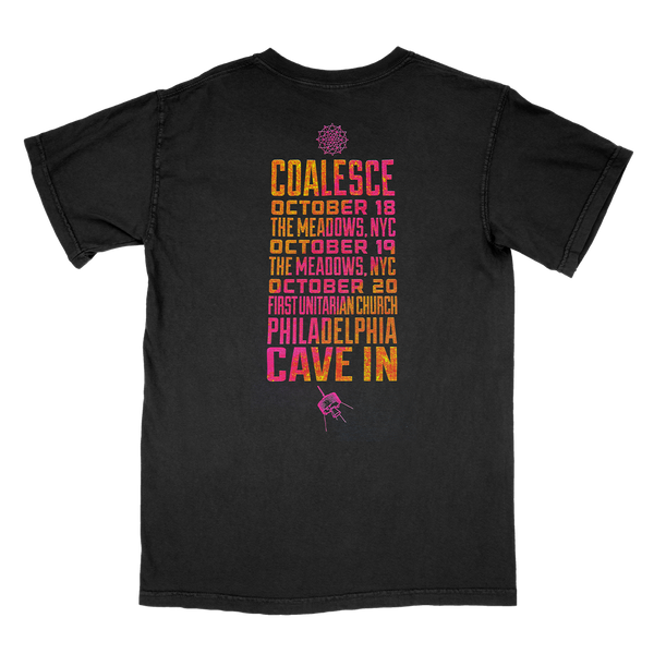 Cave In & Coalesce "Mashup" Premium Black T-Shirt - Deathwish Inc