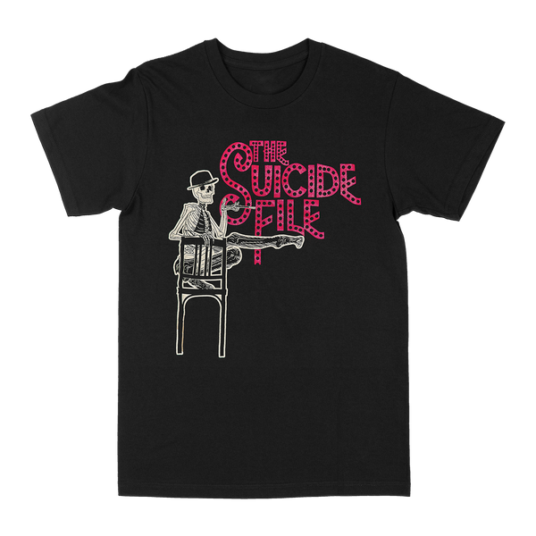 The Suicide File "Skeleton" Black T-Shirt - Deathwish Inc