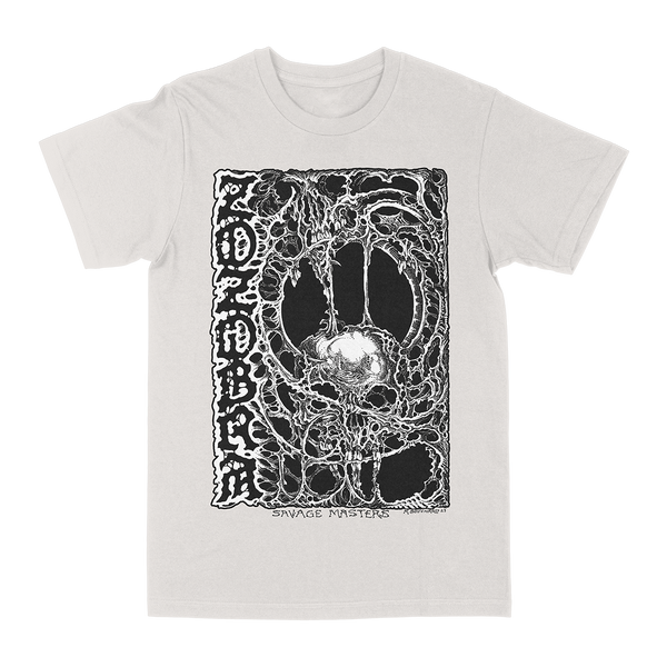 Zozobra "Savage Masters Skull" Natural T-Shirt - Deathwish Inc