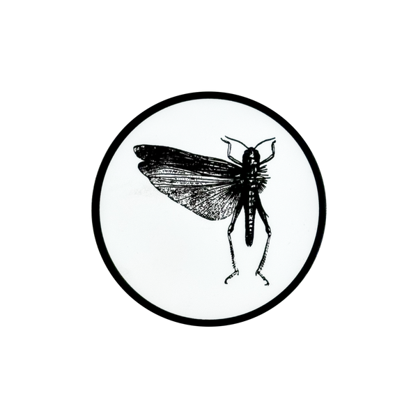 The Locust "Bug" Round Sticker - Deathwish Inc