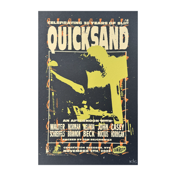 Quicksand “Generation Records” Silkscreened Print - Deathwish Inc