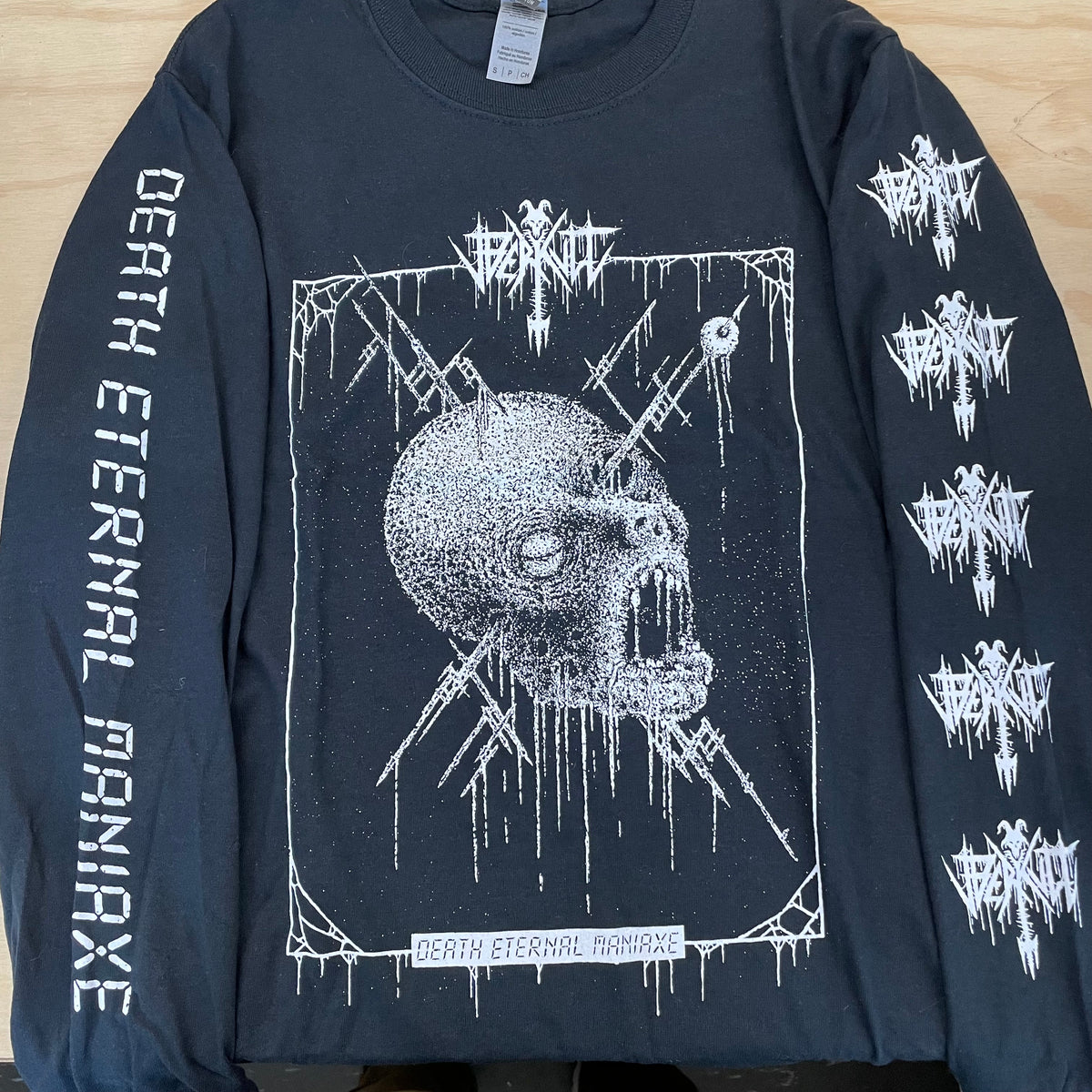 VBERKVLT "Death Eternal Maniaxe" Black Longsleeve - Deathwish Inc