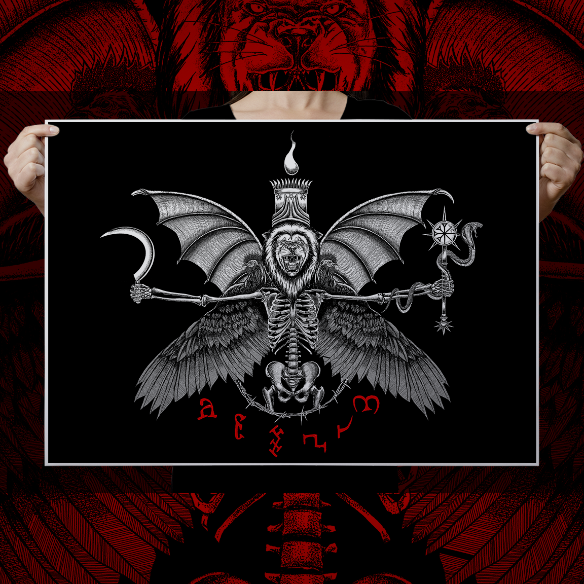 Anthony Lucero "War, Disease, Death" Giclee Print - Deathwish Inc