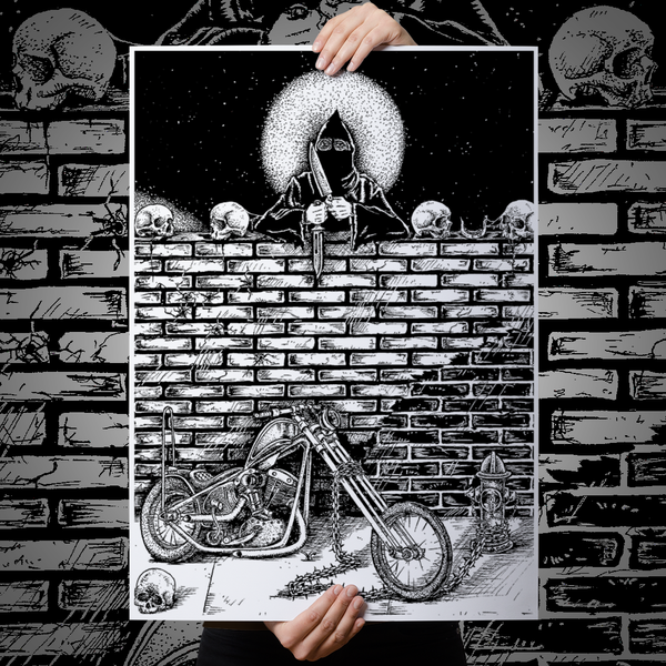 Anthony Lucero "Stay Away" Giclee Print - Deathwish Inc