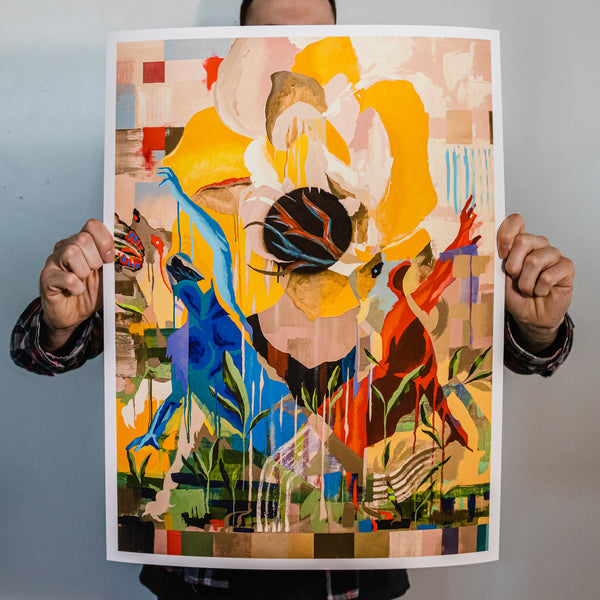 Linas Garsys "Dvasia: A" Giclee Print - Deathwish Inc