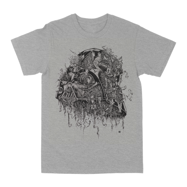Seldon Hunt "Decayed Toons: Darth" Heather Grey T-Shirt - Deathwish Inc