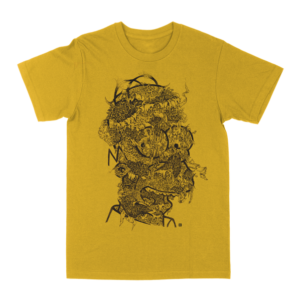 Seldon Hunt "Decayed Toons: Homer" Golden Yellow T-Shirt - Deathwish Inc
