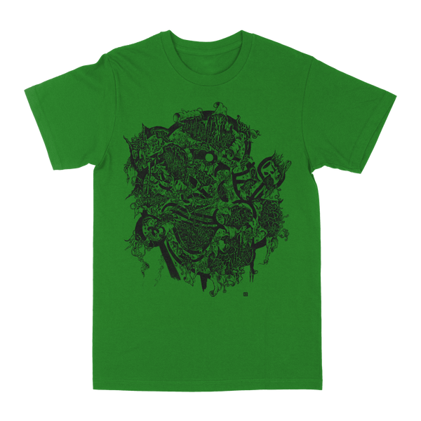 Seldon Hunt "Decayed Toons: Popeye" Green T-Shirt - Deathwish Inc