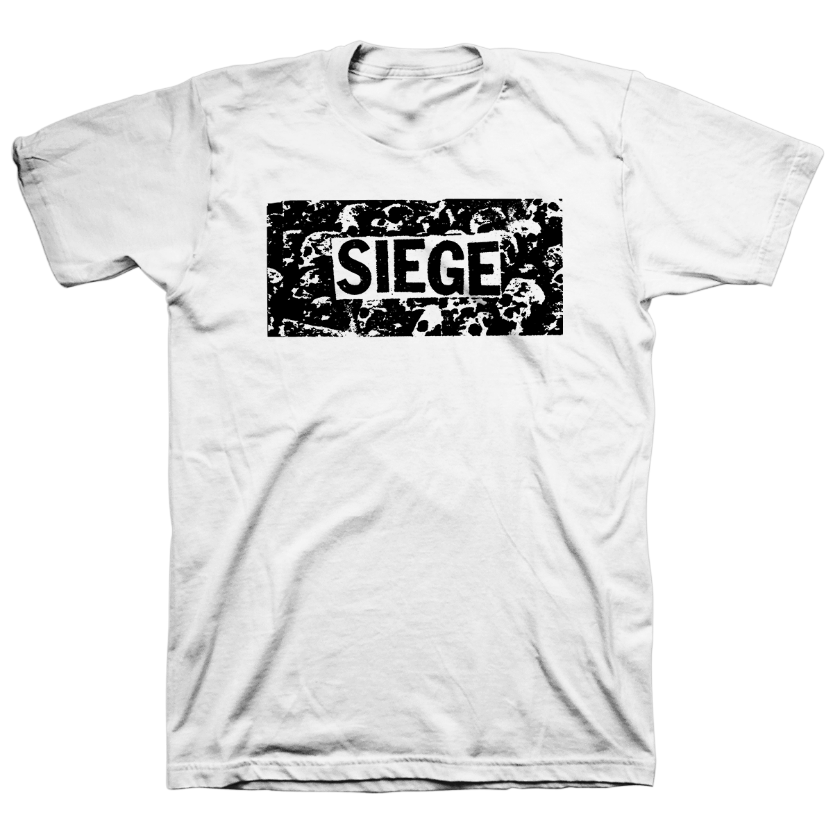 Siege "Skulls" White T-Shirt - Deathwish Inc