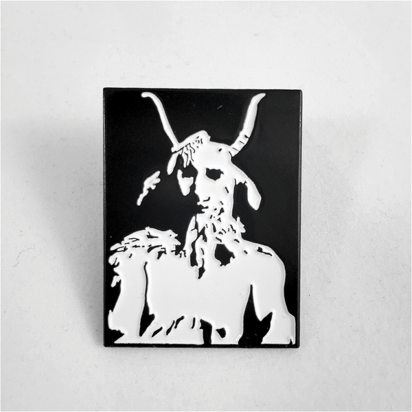 Cursed "He-Goat" Enamel Pin - Deathwish Inc