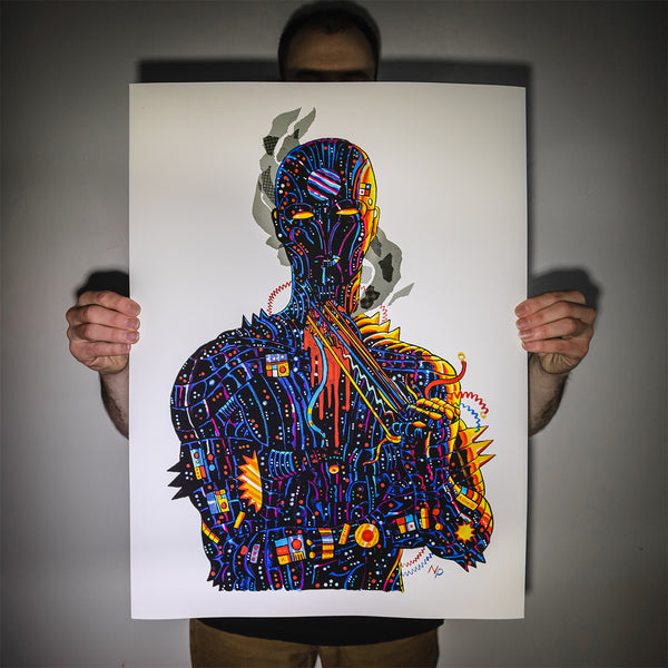 Nick Pyle "I Never Want To Talk Again" Giclee Print - Deathwish Inc