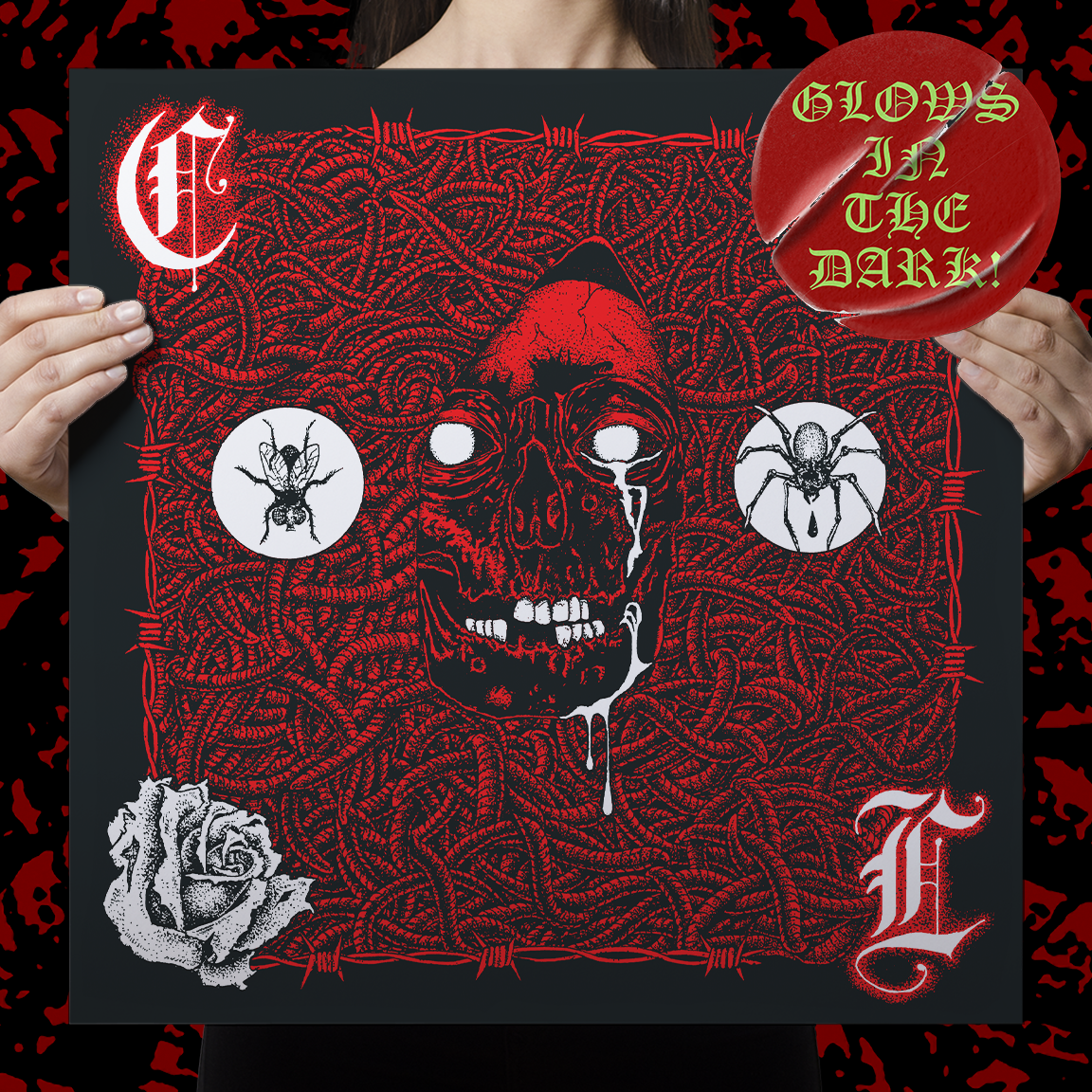 Cult Leader "A Patient Man" Glow-In-The-Dark Silkscreened Print ...