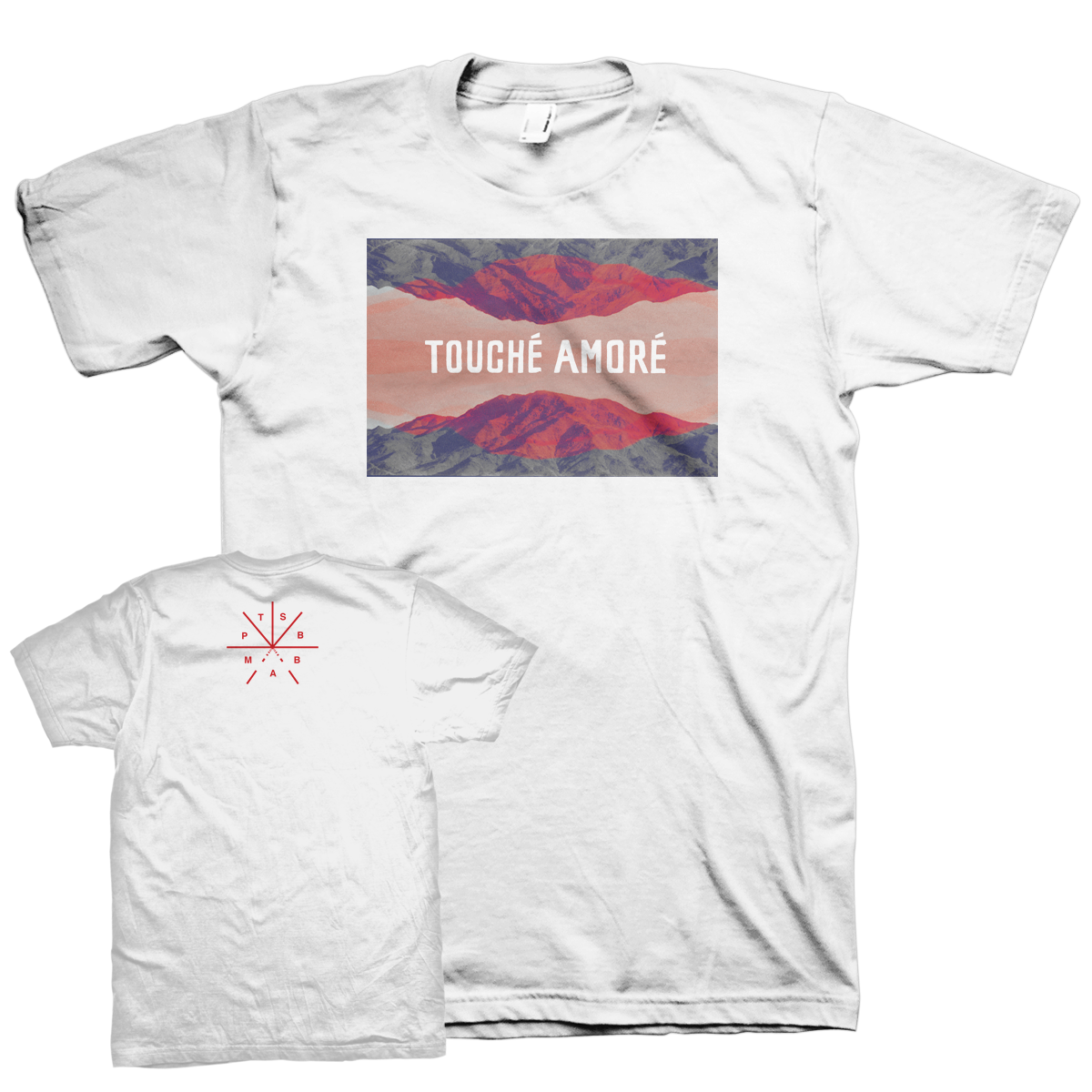 Touche Amore "Parting The Sea..." White T-Shirt - Deathwish Inc
