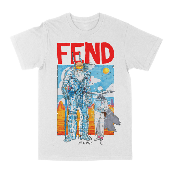 Nick Pyle "Tober Helm and Arkin" White T-Shirt - Deathwish Inc